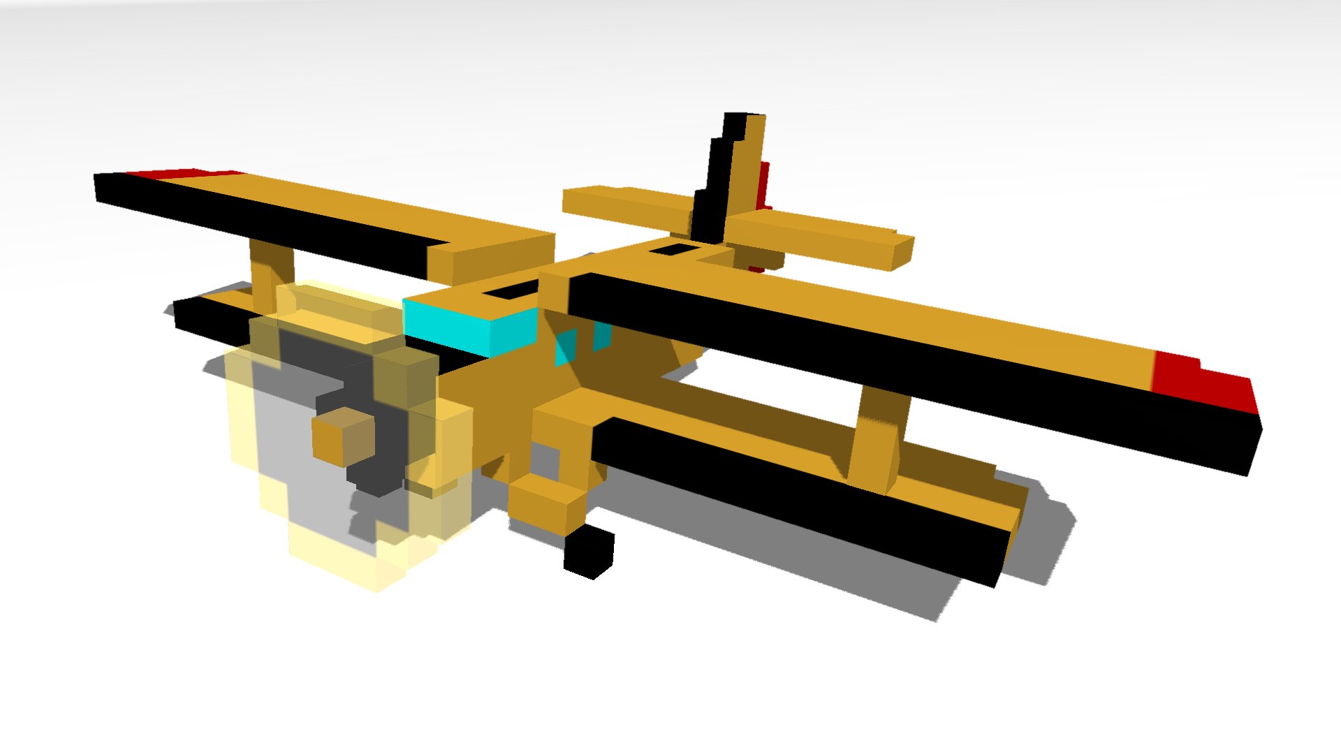 An-2 pixelated 3D model - TurboSquid 1904517