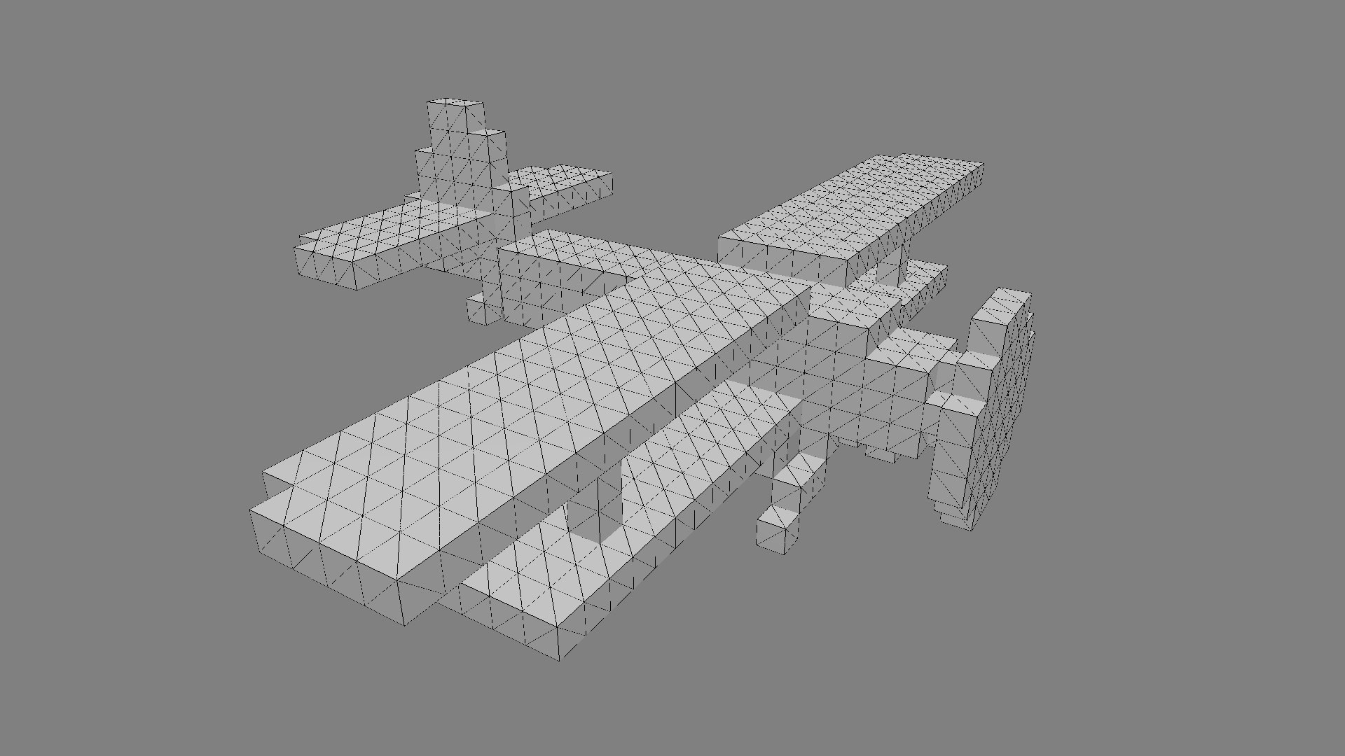 An-2 pixelated 3D model - TurboSquid 1904517