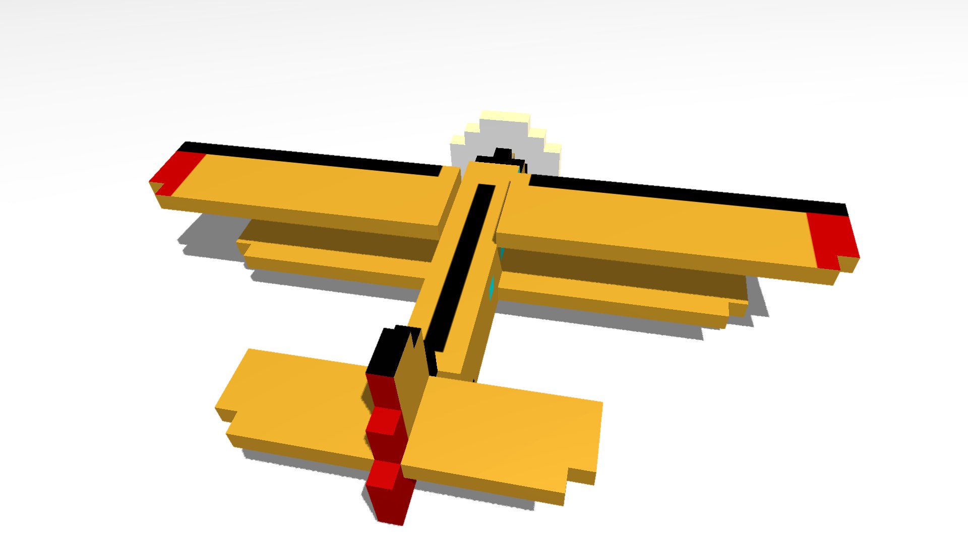 An-2 pixelated 3D model - TurboSquid 1904517