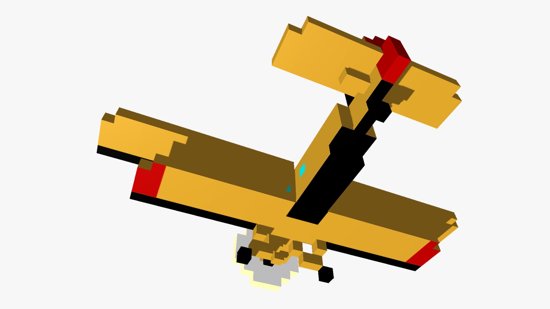 An-2 pixelated 3D model - TurboSquid 1904517