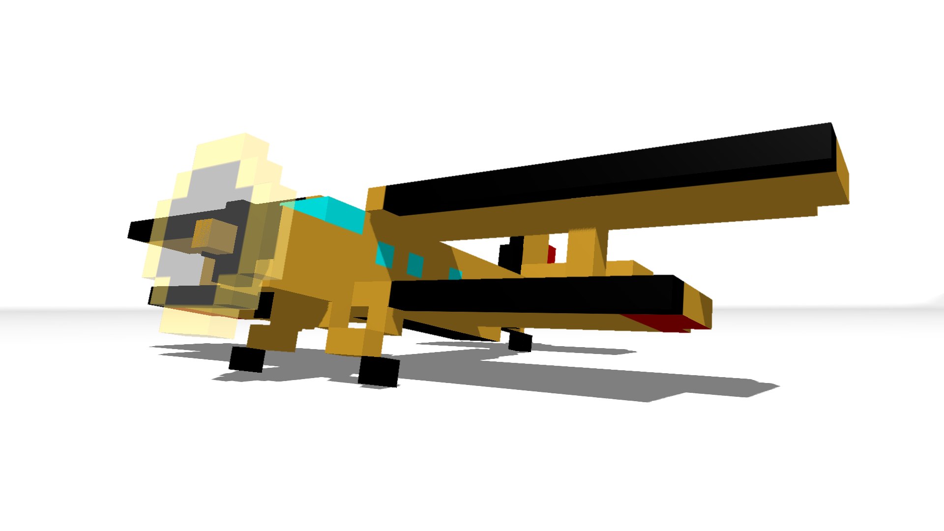 An-2 pixelated 3D model - TurboSquid 1904517
