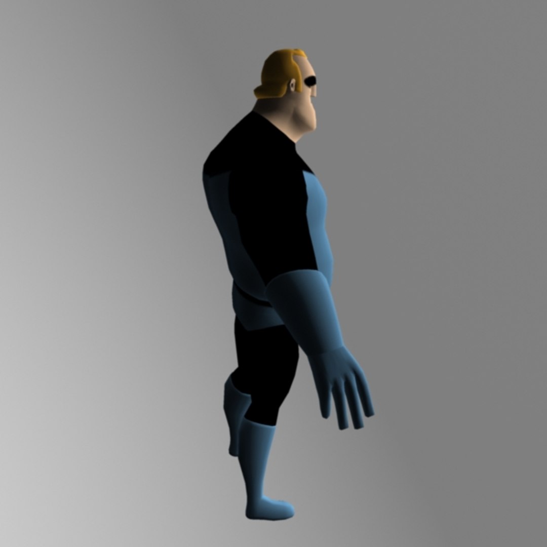3d Model Of Mr Incredible