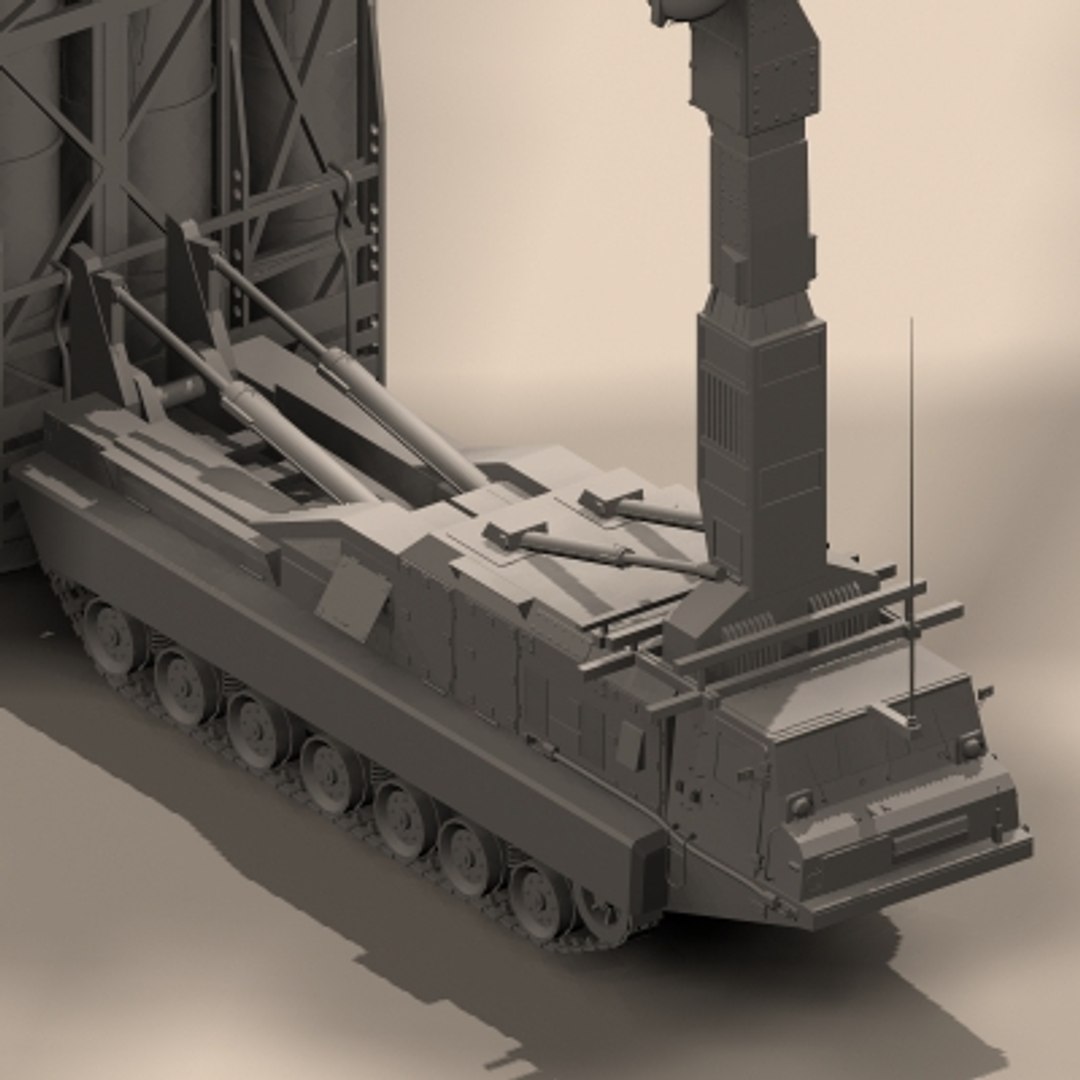 3d Model Vehicle S-300 V