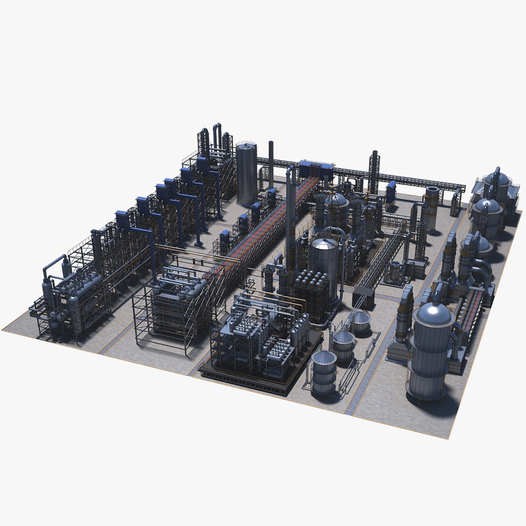 3D Industrial Area 55 Model - TurboSquid 2024542
