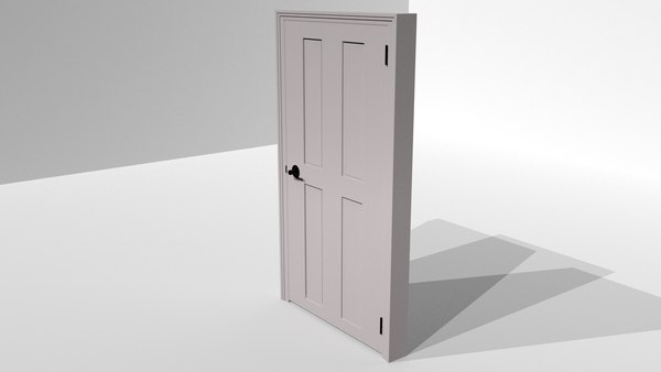 modèle 3D de Porte simple en bois - intérieur - TurboSquid 1317253