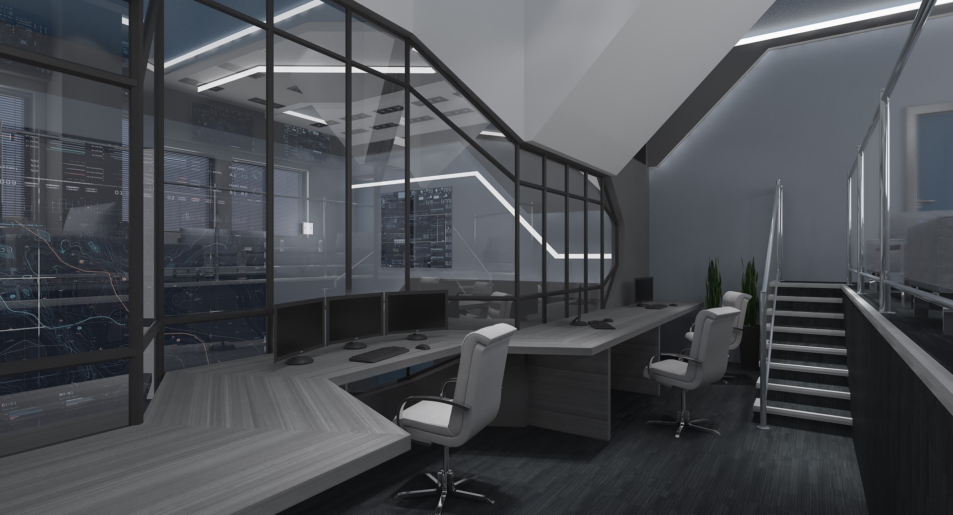 Control Room 3D Model - TurboSquid 1960202