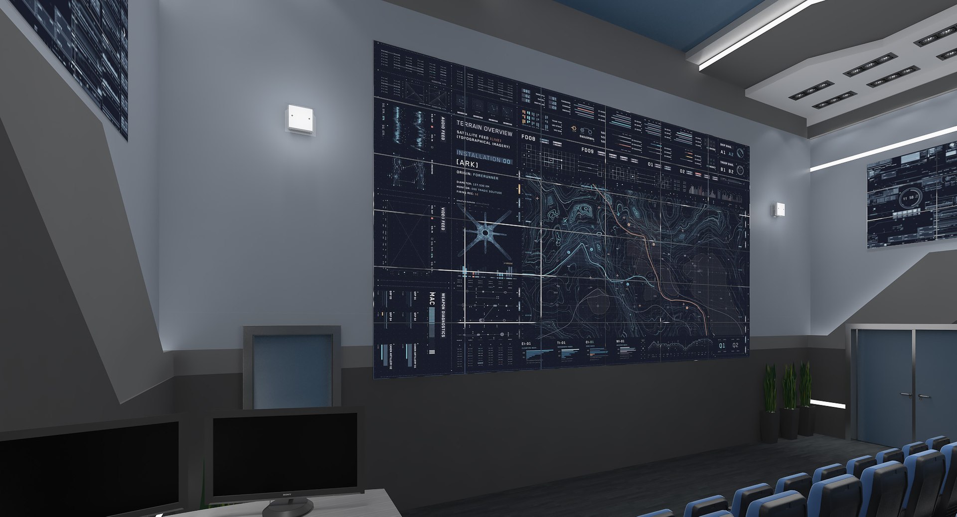 Control Room 3D Model - TurboSquid 1960202