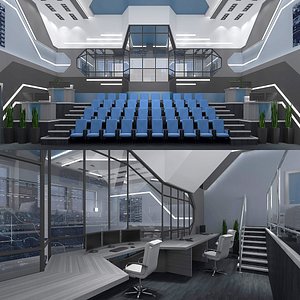 3D Control-Room Models | TurboSquid