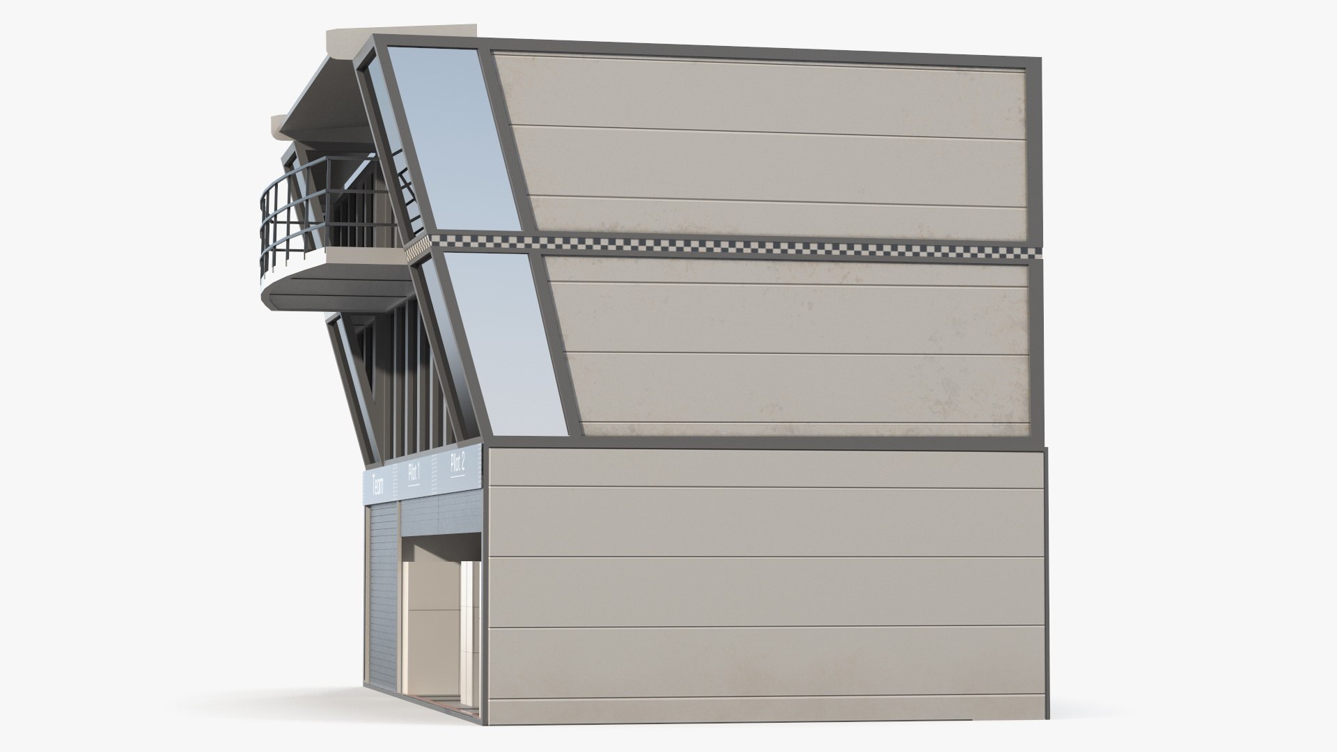 Pit Stop Racer Garage 3D model - TurboSquid 2183308