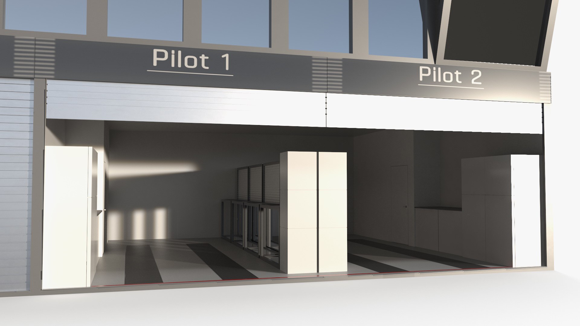 Pit Stop Racer Garage 3D model - TurboSquid 2183308