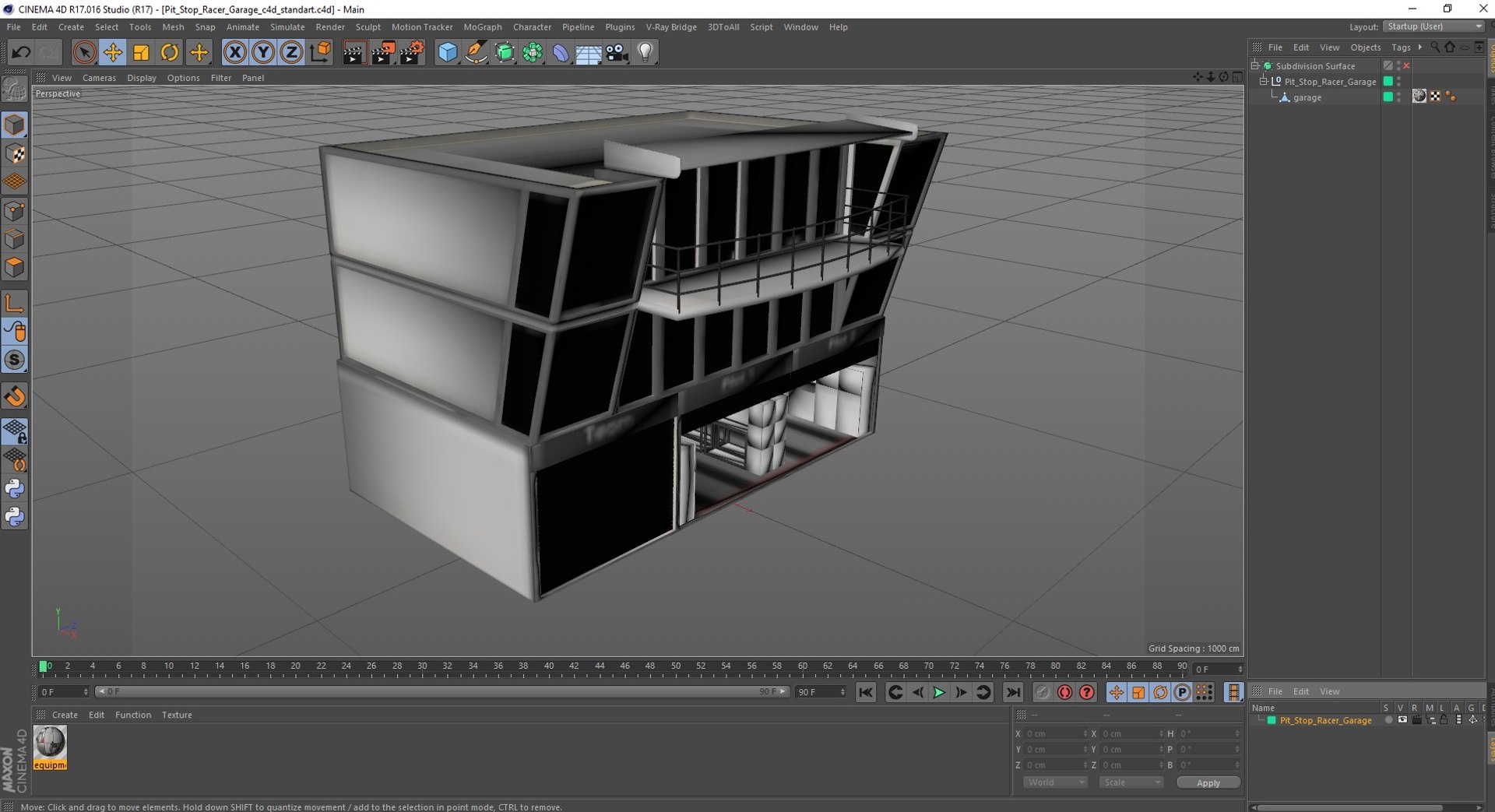 Pit Stop Racer Garage 3D model - TurboSquid 2183308