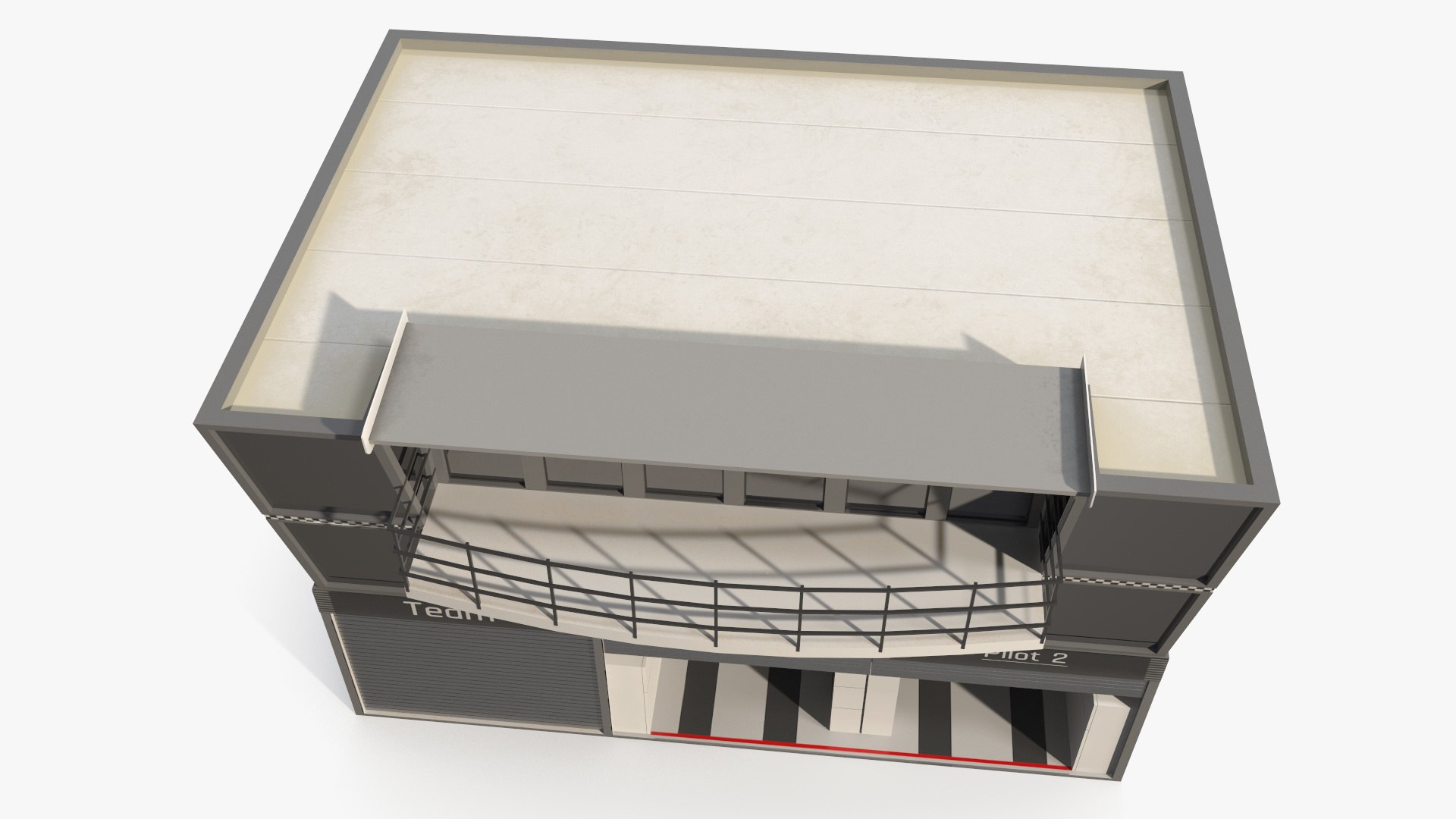 Pit Stop Racer Garage 3D model - TurboSquid 2183308