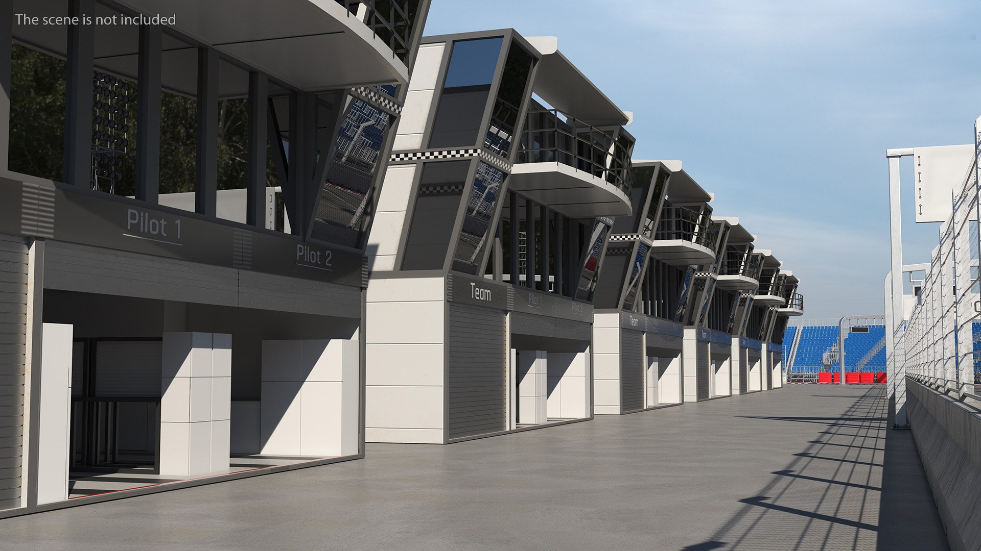 Pit Stop Racer Garage 3D model - TurboSquid 2183308