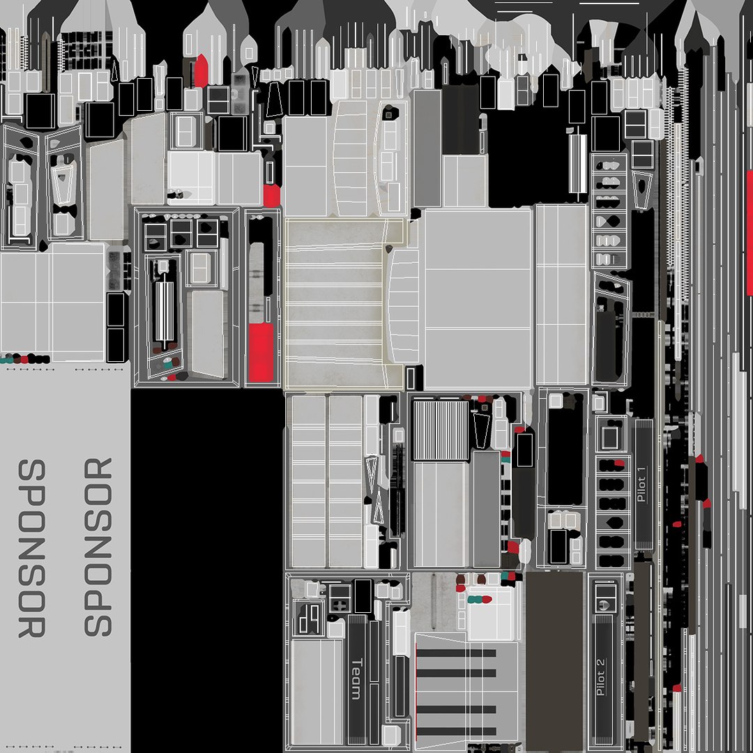 Pit Stop Racer Garage 3D model - TurboSquid 2183308