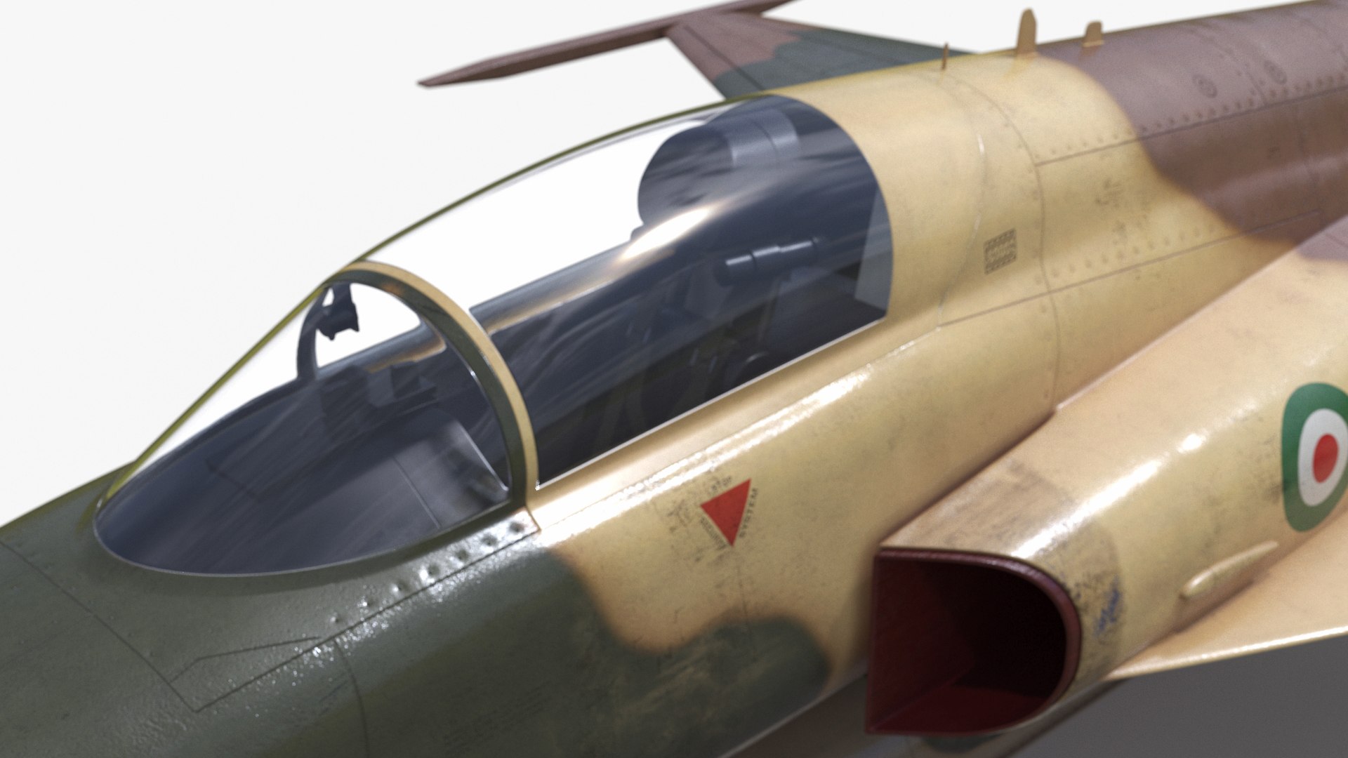 3D Iranian HESA Saeqeh Fighter Aircraft Simplified - TurboSquid 2316336
