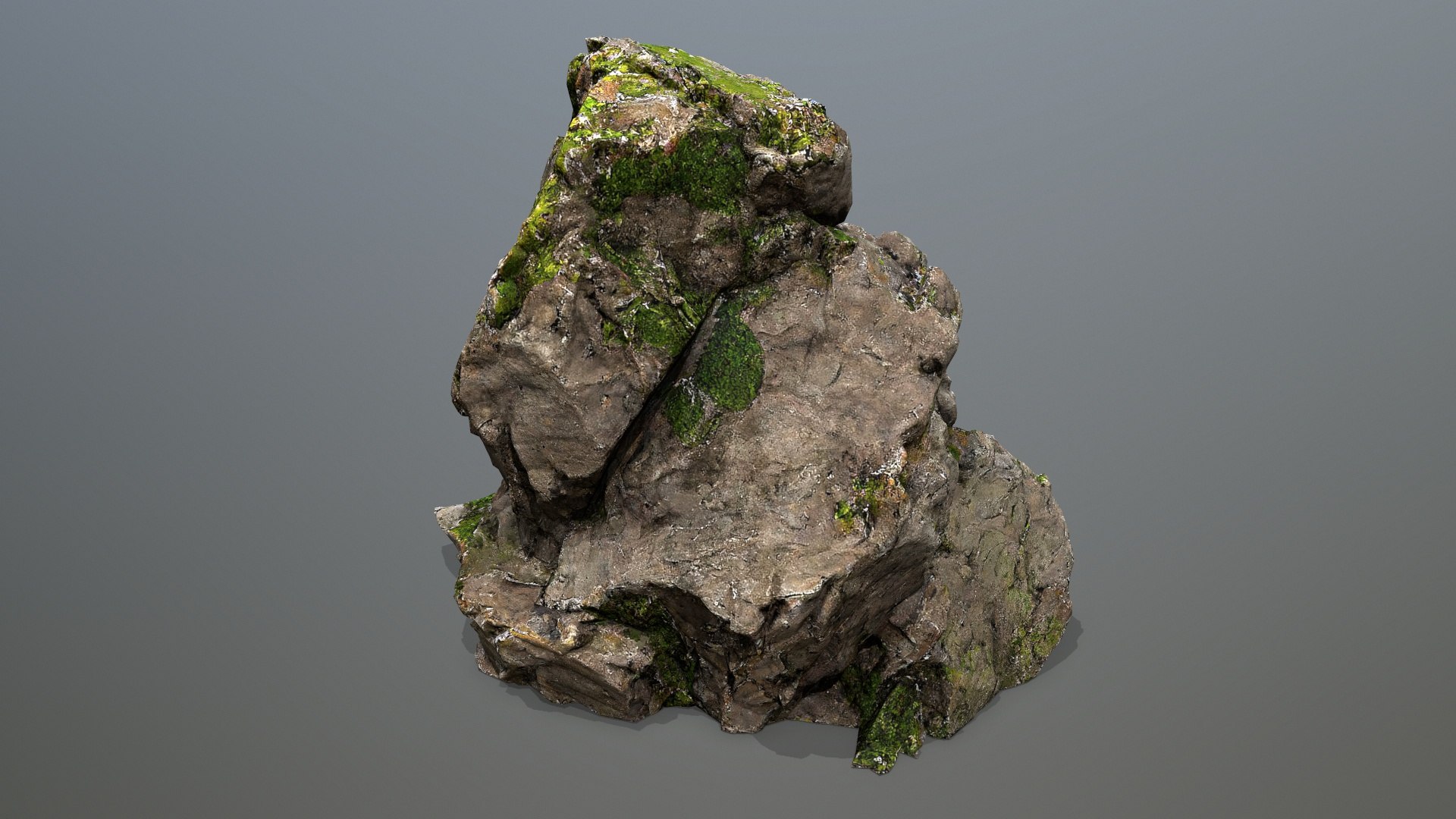 3D Mossy Cliff Rocks - TurboSquid 2282721