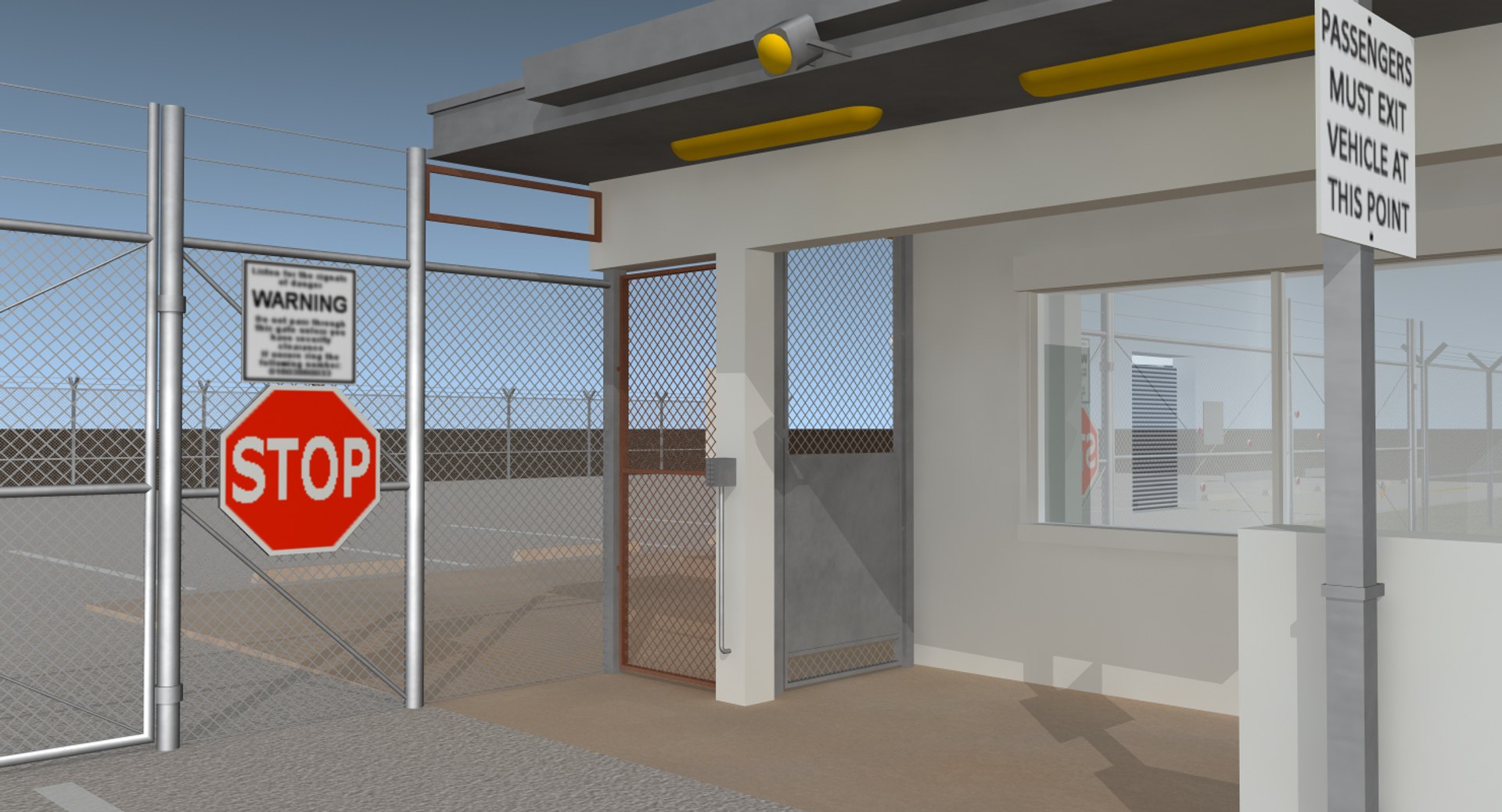 3d fbx gatehouse gates