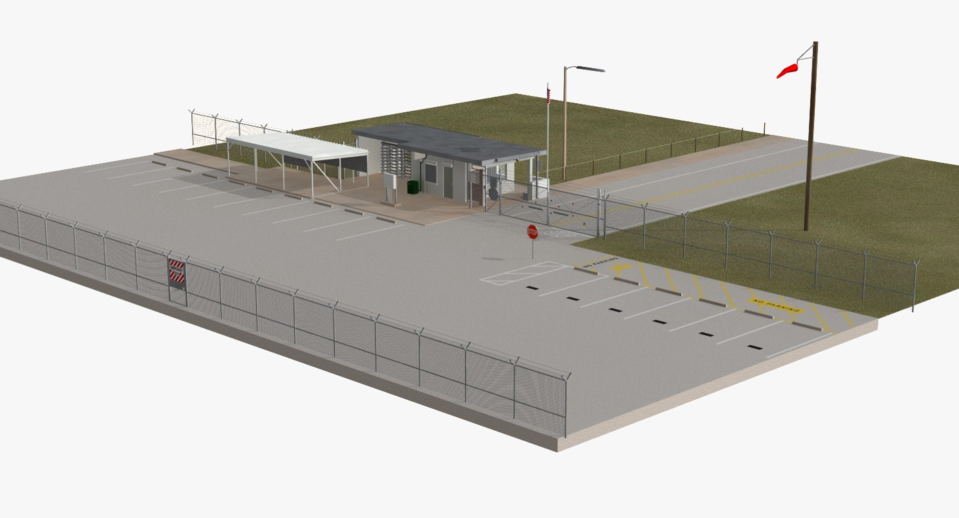 3d fbx gatehouse gates