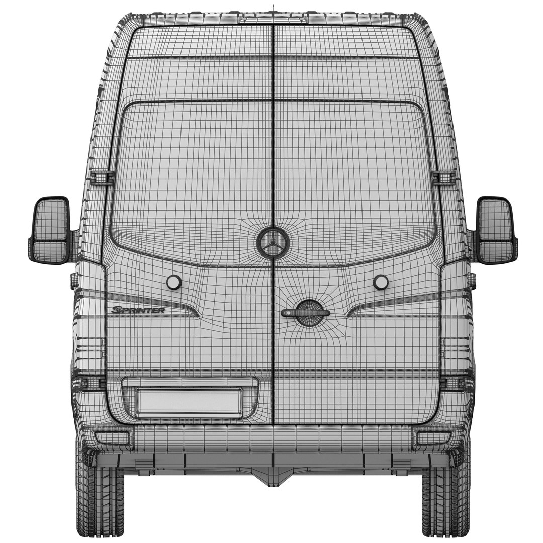 Sprinter Panel Van L2H2 3D Model - TurboSquid 1897314