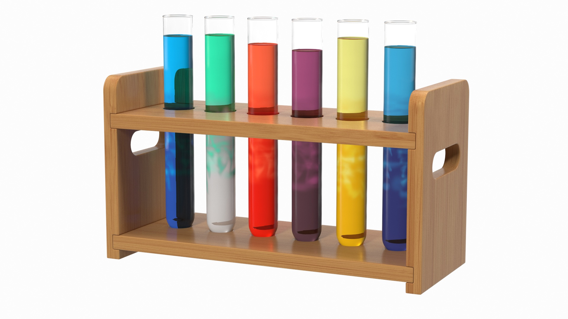 3D Laboratory Test Tubes Rack - TurboSquid 1498105