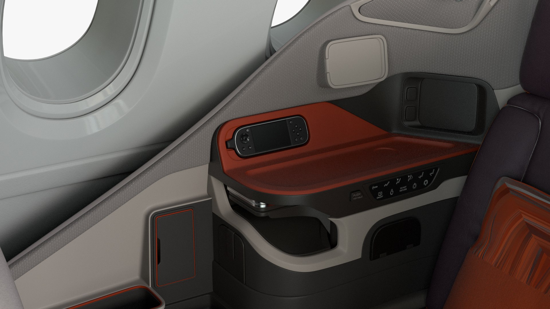 3D model a380 airplane interior airlines - TurboSquid 1494194
