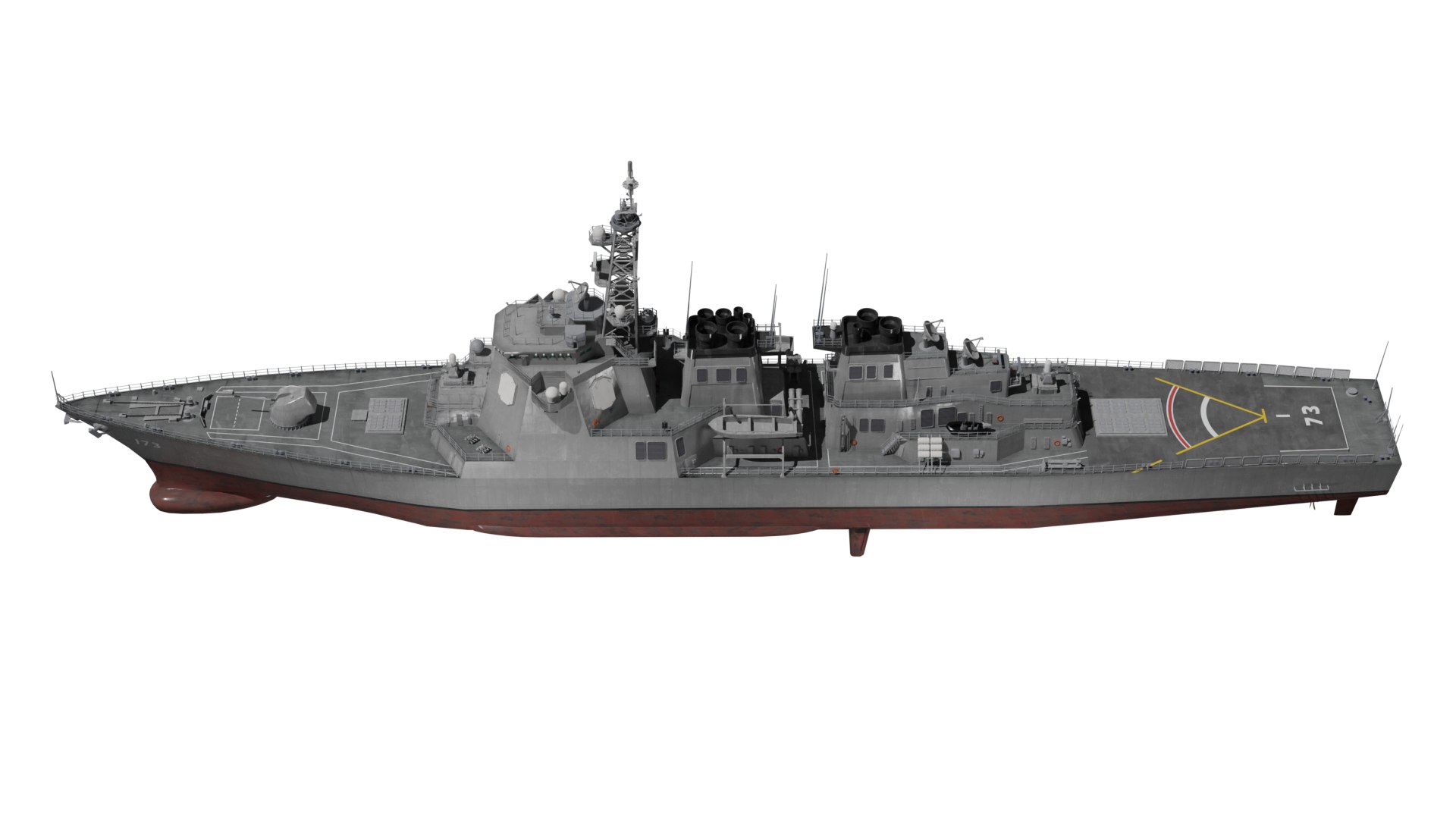 3D JMSDF Kongo Class Guild Missile Destroyer Model - TurboSquid 2170383