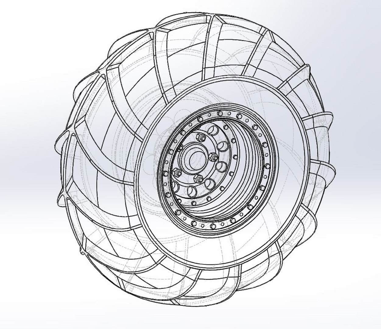 3D Model Diecast Front Wheel From Mud Dragster Version 2 Scale 1 To 25 ...
