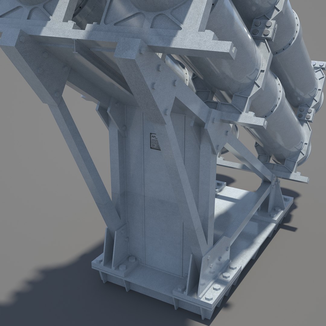 Rgm-84 Harpoon Mk-141 Guided Missile 3d Max