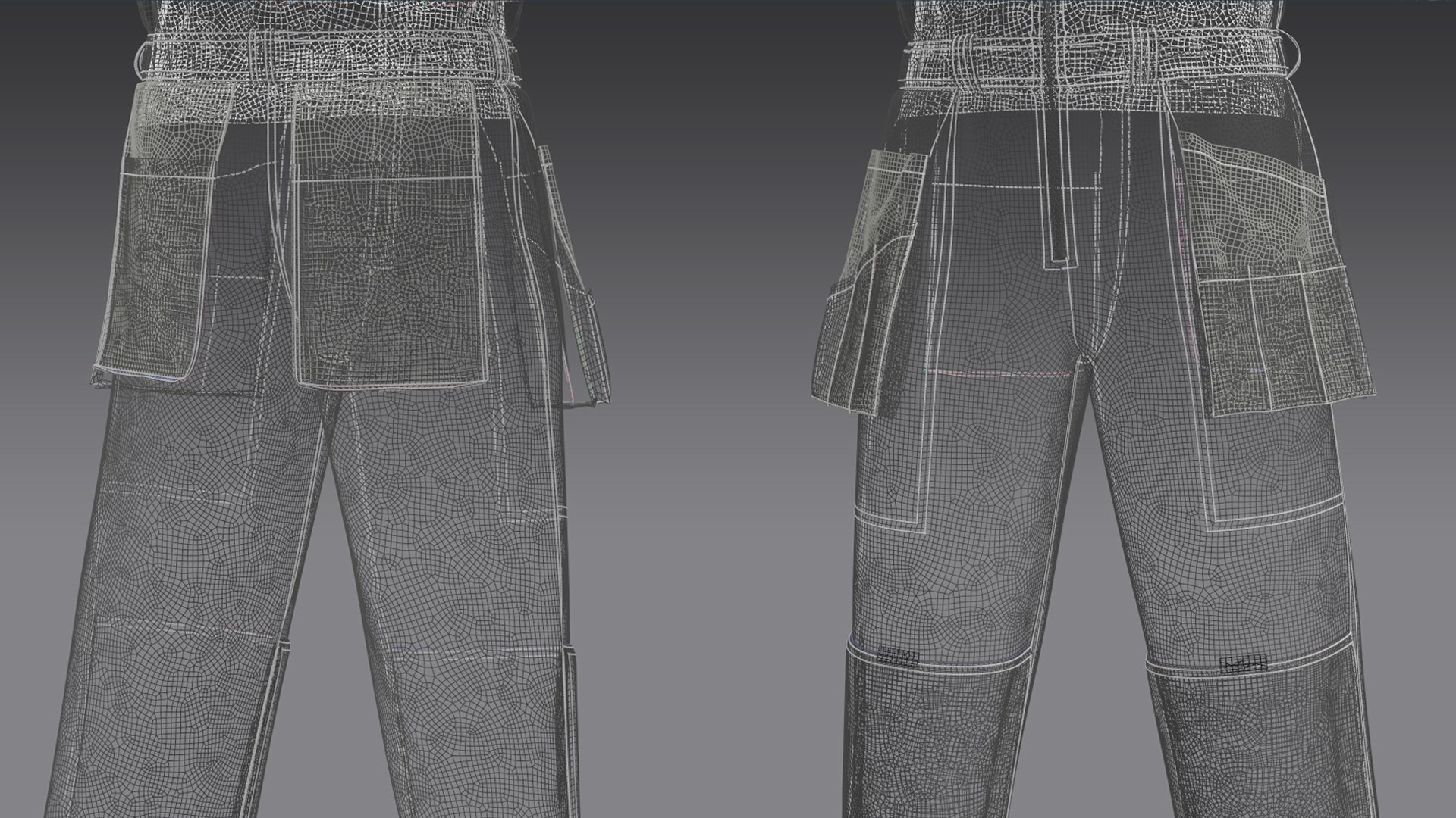 3D Working Overalls - TurboSquid 2009205