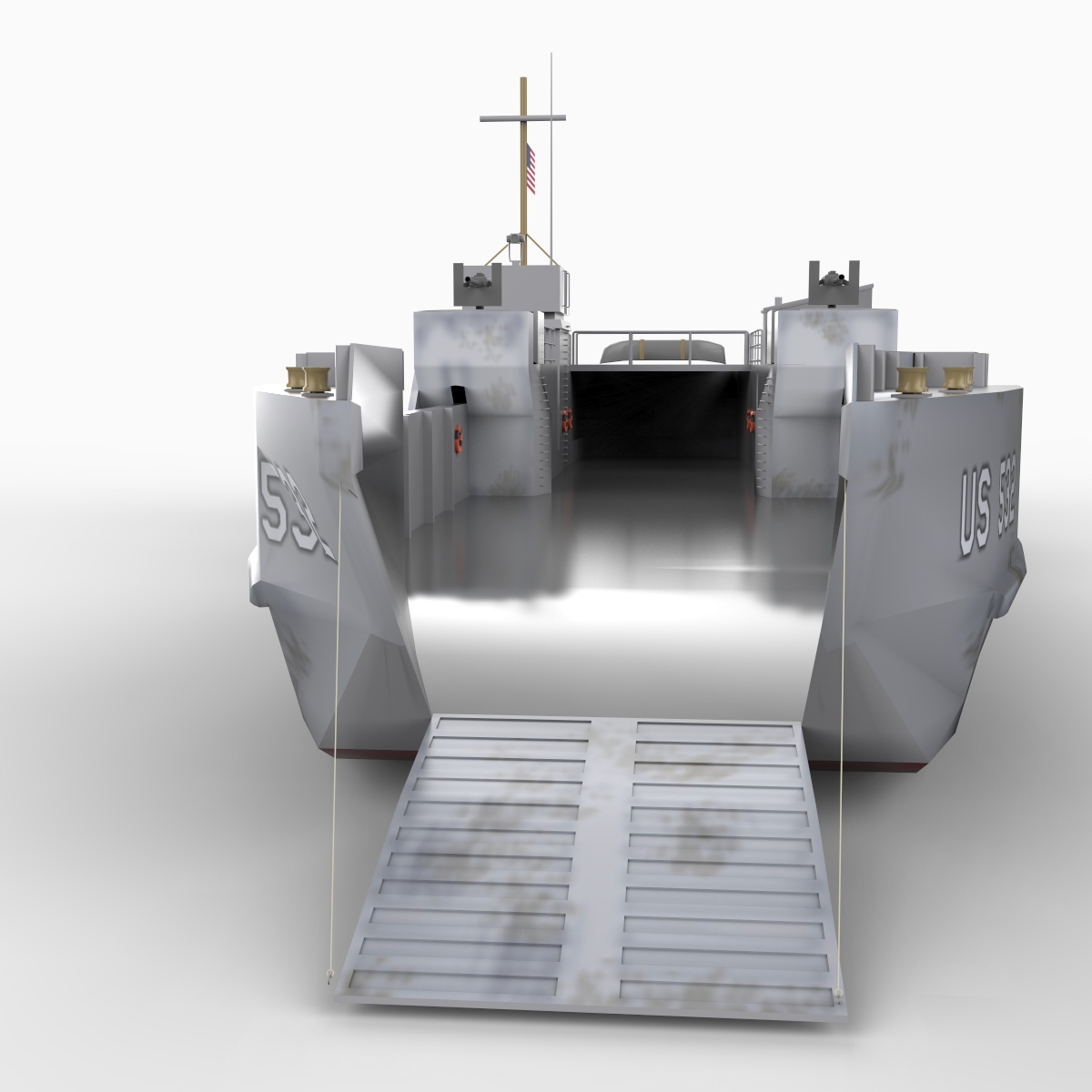 lct boat mk vi 3d model