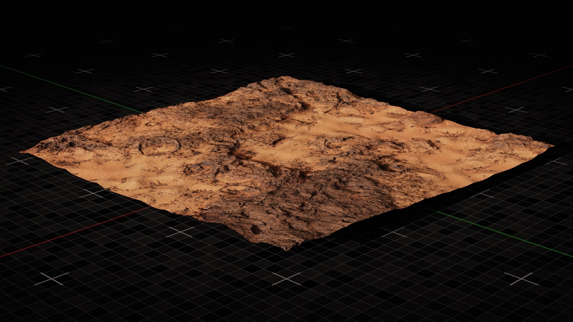 3D Mars Rocky Terrain 1 - TurboSquid 2272635