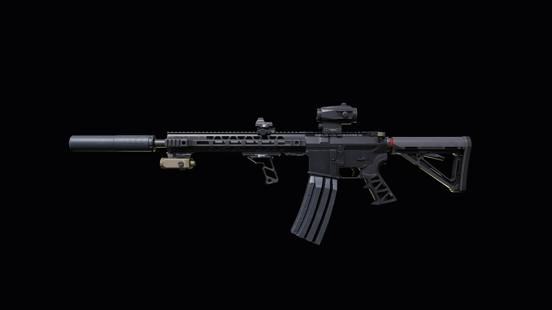 3D Model Custom Colt M4A1 Assault Rifle - TurboSquid 1979458