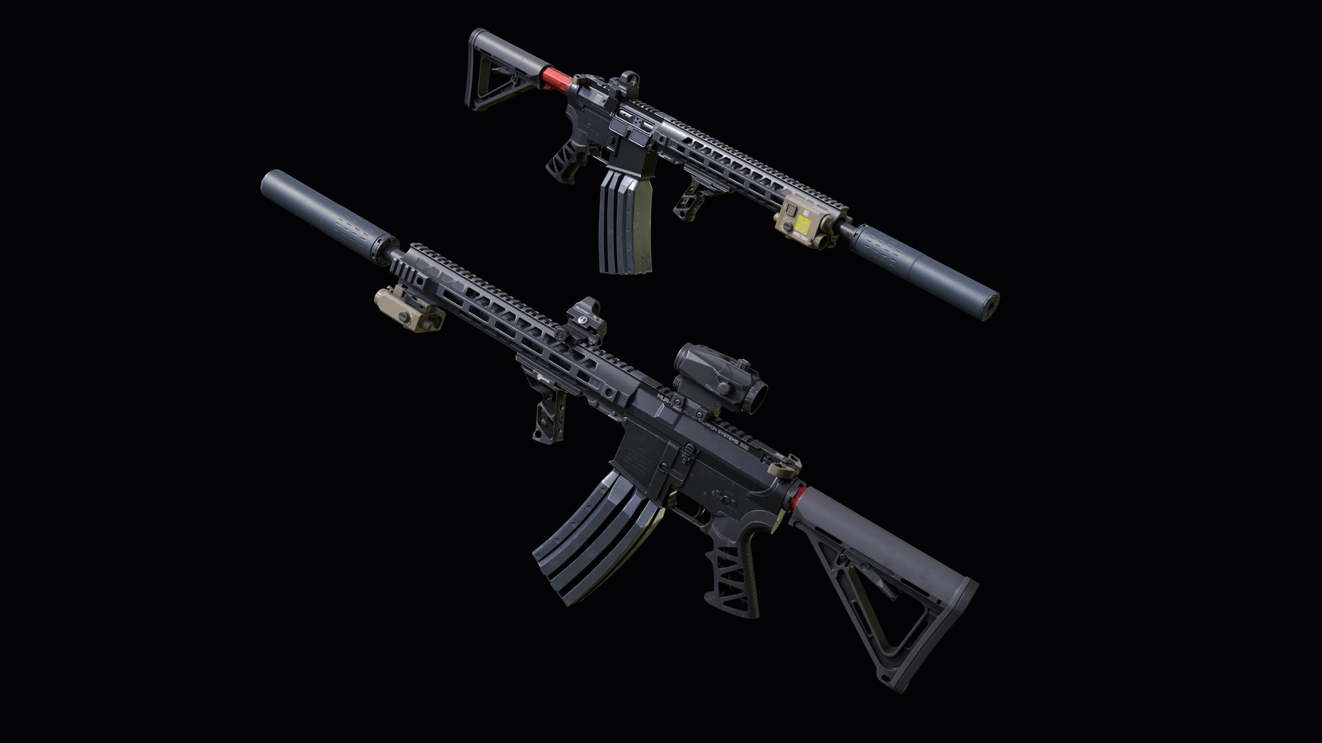 3D model Custom Colt M4A1 assault rifle - TurboSquid 1979458