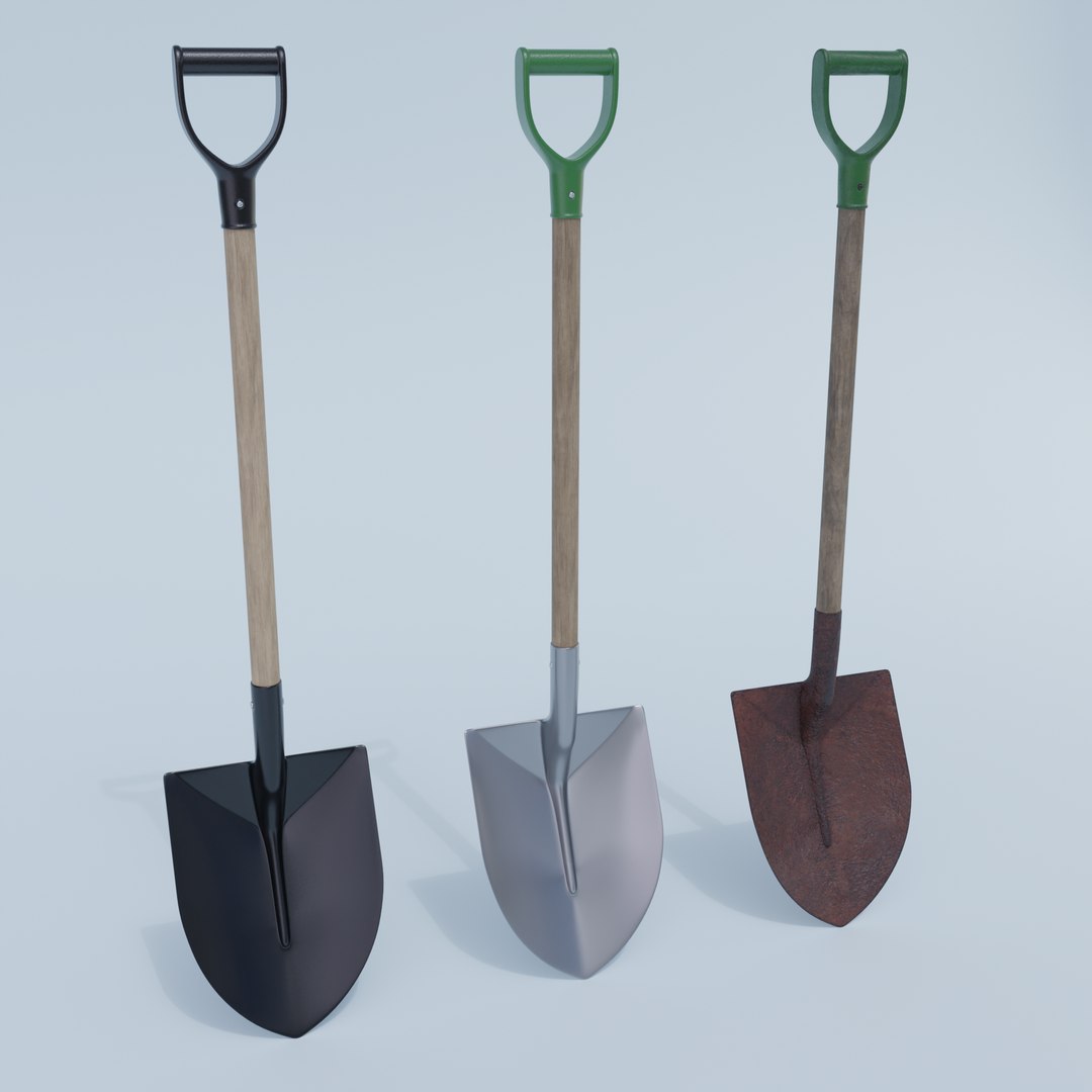 3D Shovel Model - TurboSquid 2352935