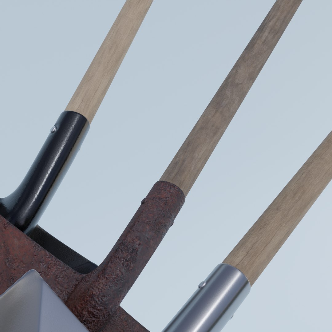 3D Shovel Model - TurboSquid 2352935