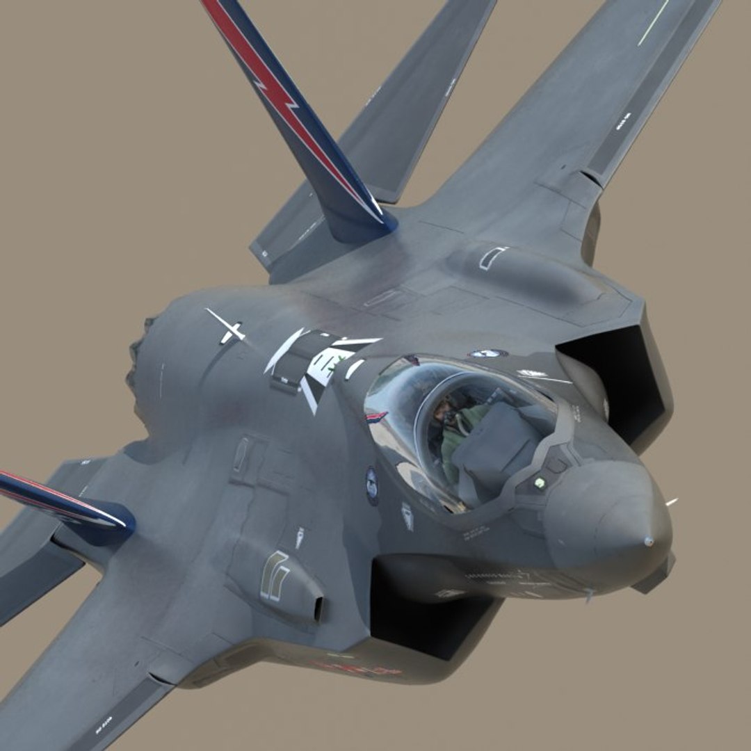 F-35 Af-1 1 Pilot 3d Max