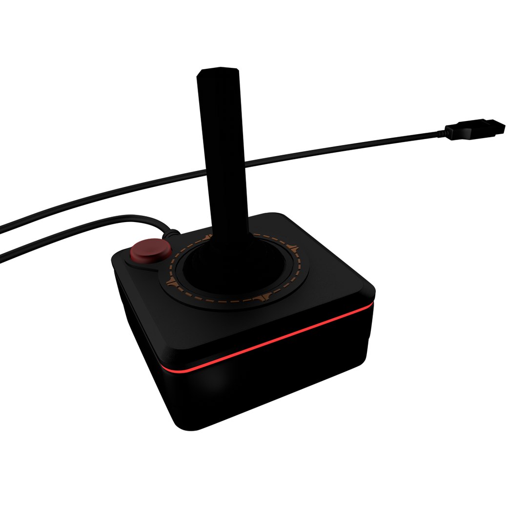 Controller Atari 3D Model - TurboSquid 2372089