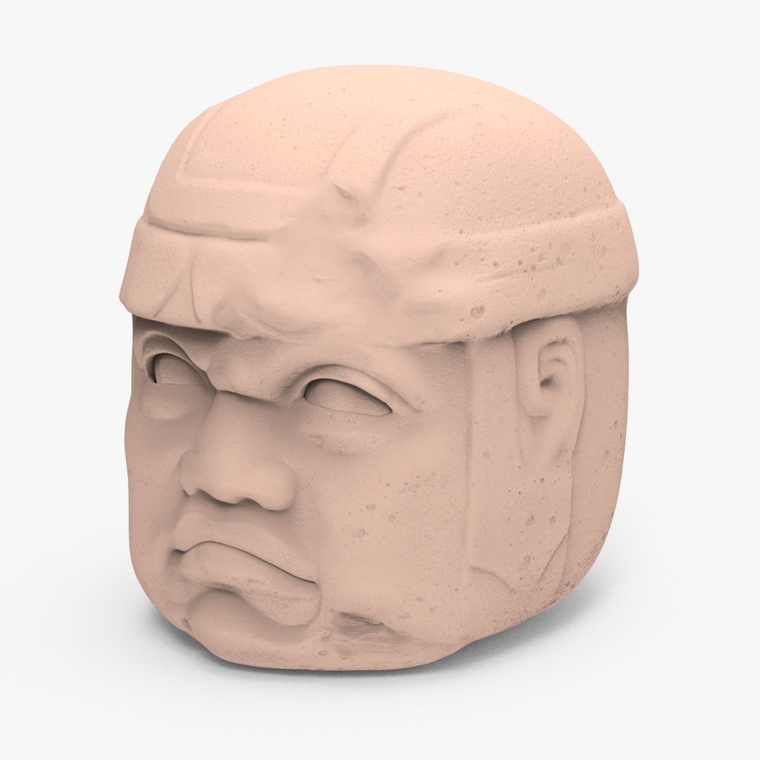3D La Venta Colossal Head - TurboSquid 2156914