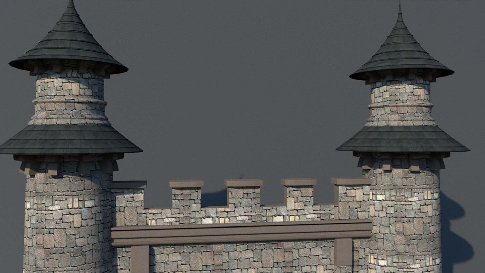 3D Castle Gate - TurboSquid 2196995