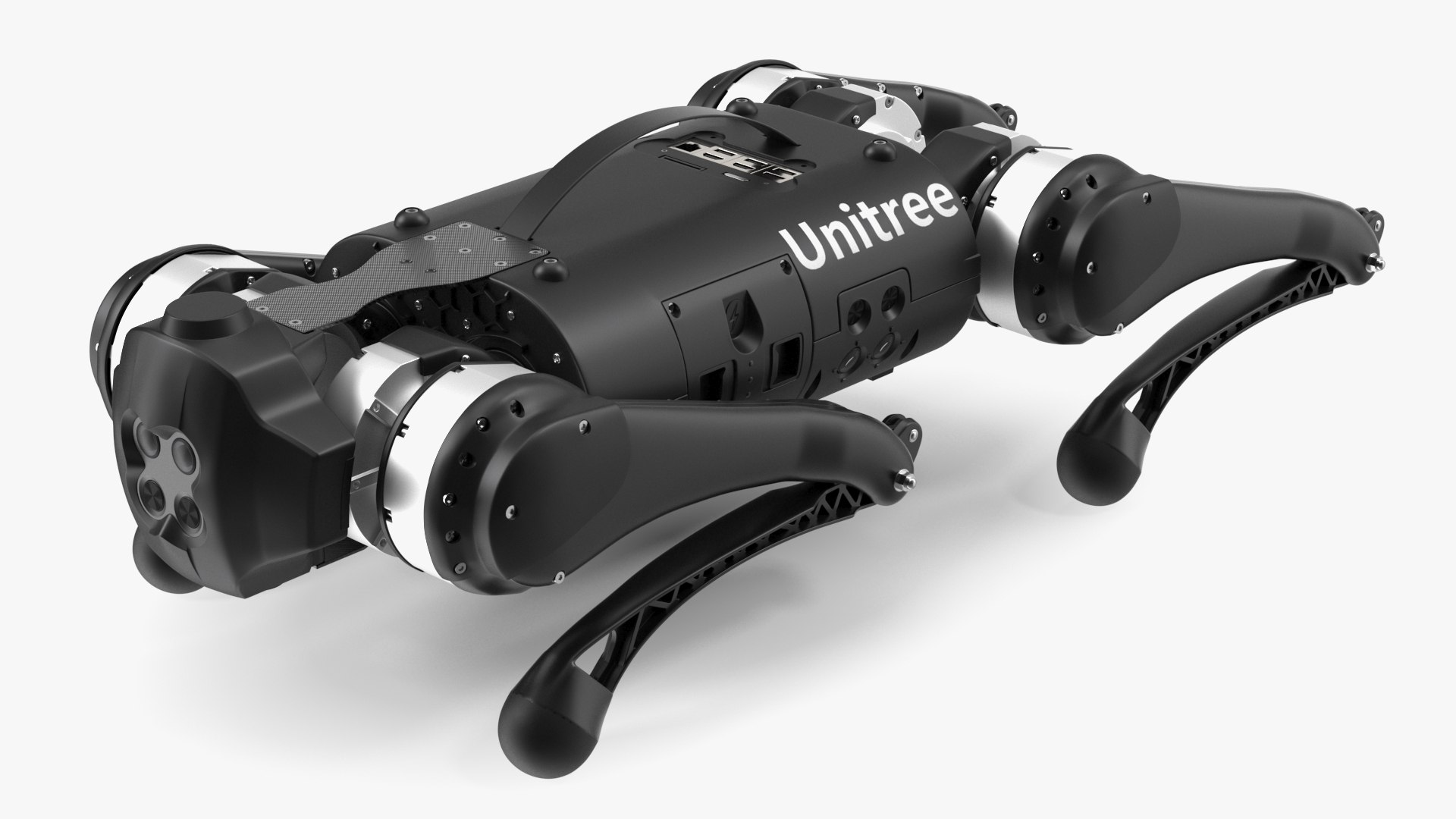 Unitree Go1 EDU Plus Black Rigged For Maya 3D Model - TurboSquid 2189740
