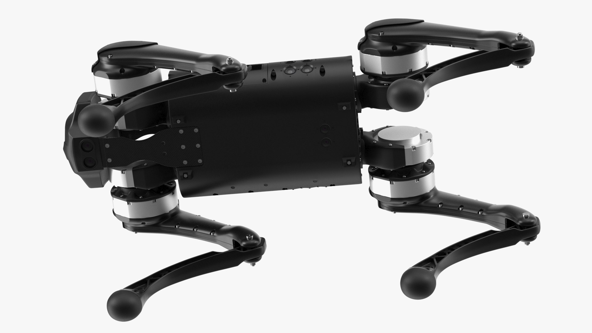 Unitree Go1 EDU Plus Black Rigged For Maya 3D Model - TurboSquid 2189740