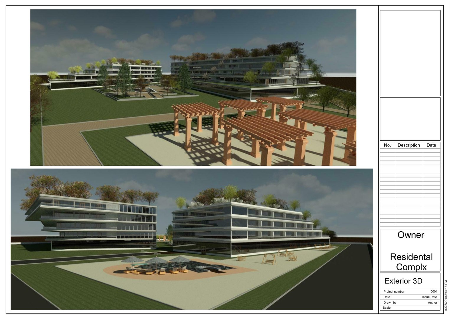 3D Revit Residential Complex Model - TurboSquid 1464492