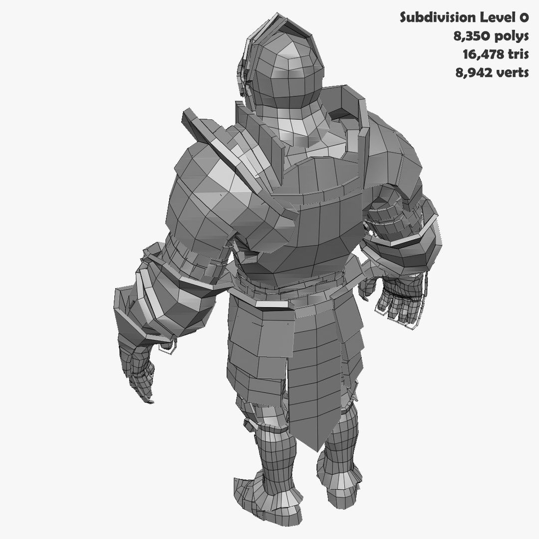 3d Model Knight Series