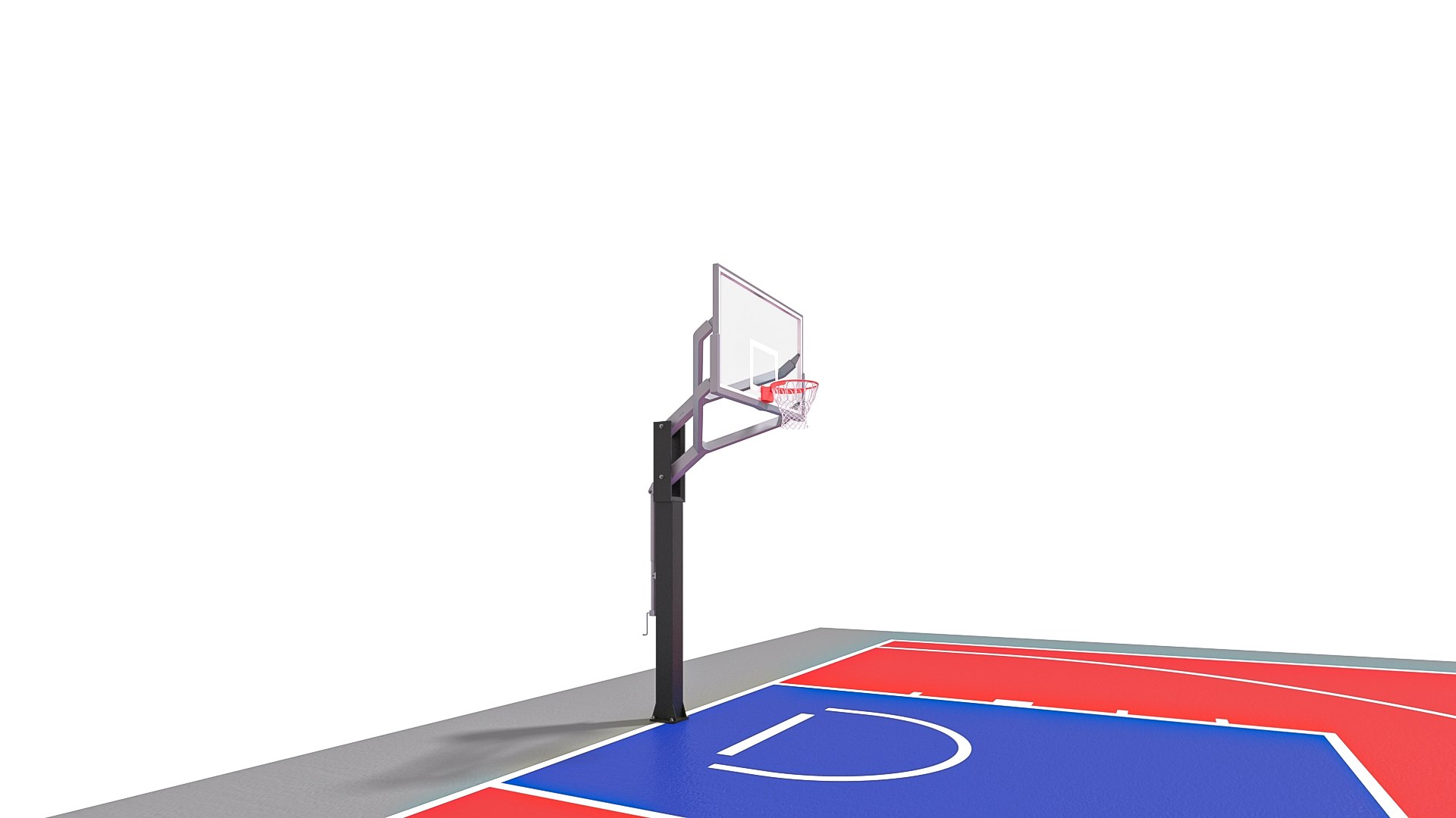 Basketball 3x3 Court 04 Model - TurboSquid 2303535