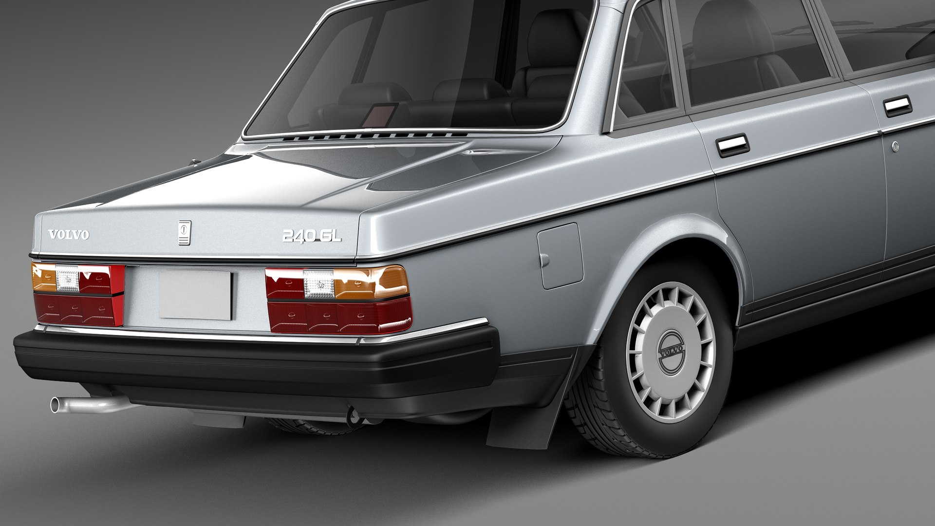 3d Model Sedan 1993 240