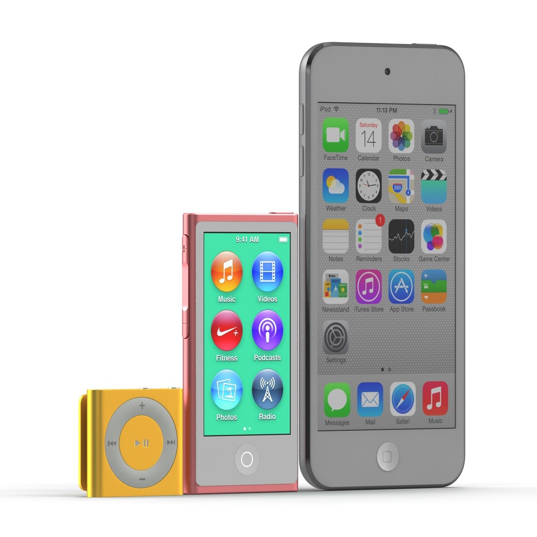 Ipod Modeled 3d Model