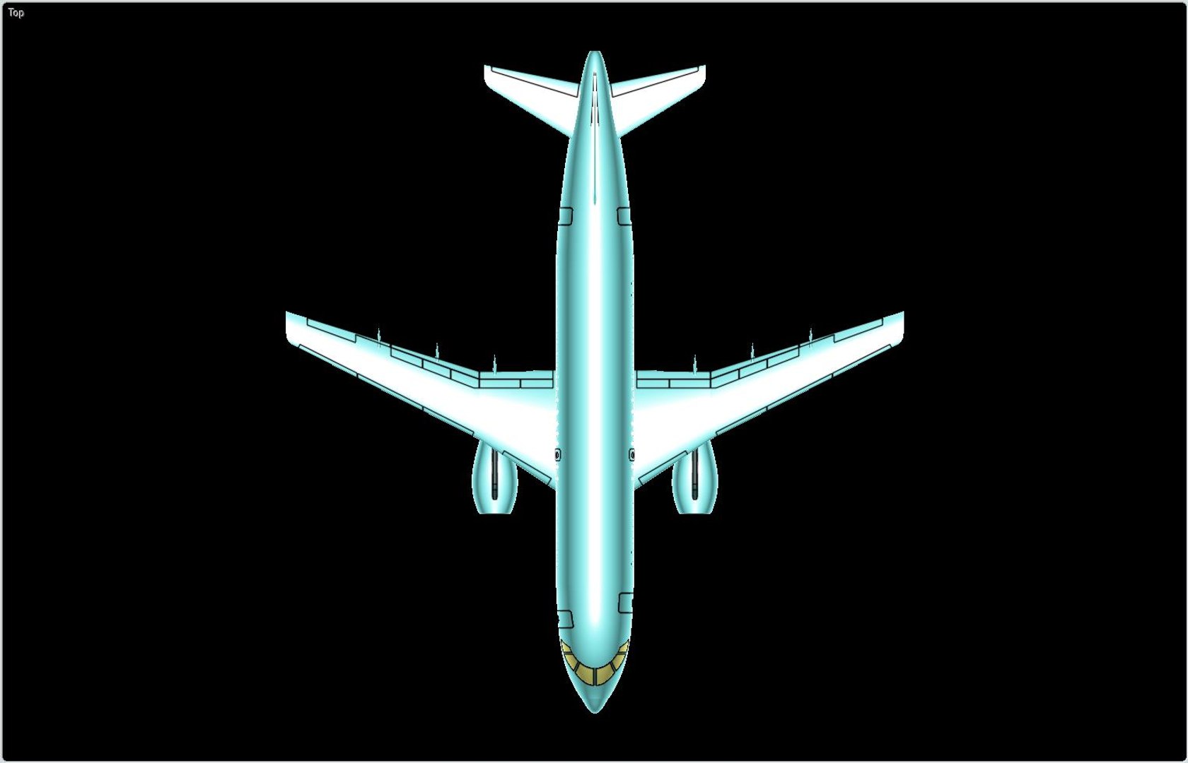 3d Model Sukhoi S100 Superjet Aircraft