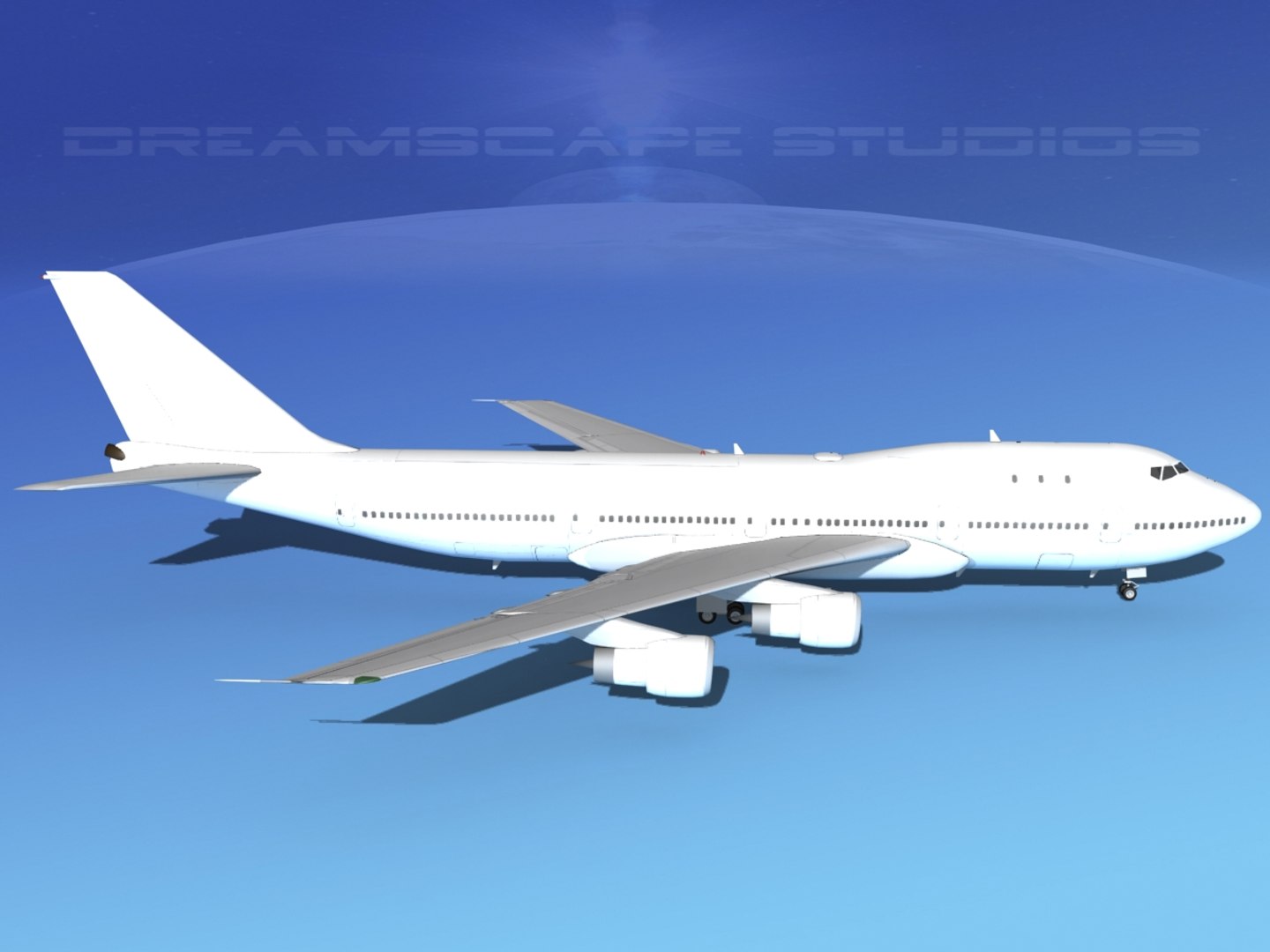 3d 747-100 Boeing 747 Model