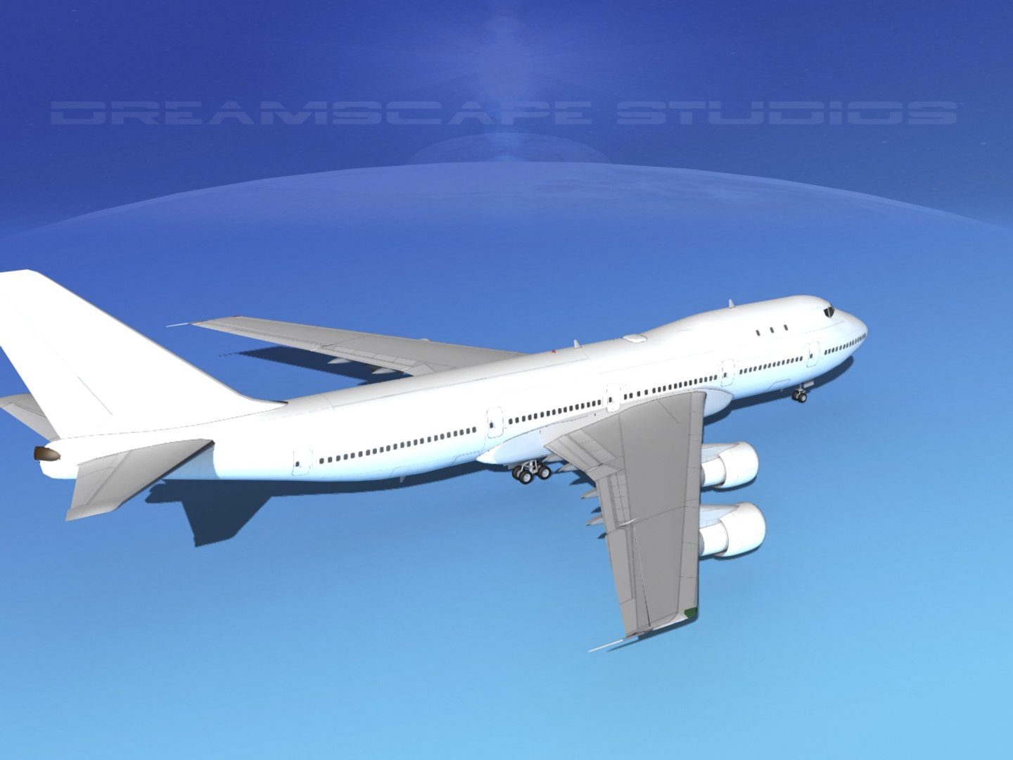 3d 747-100 Boeing 747 Model