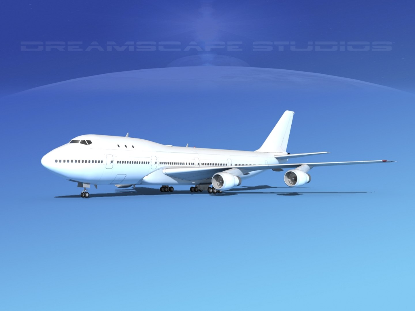 3d 747-100 Boeing 747 Model